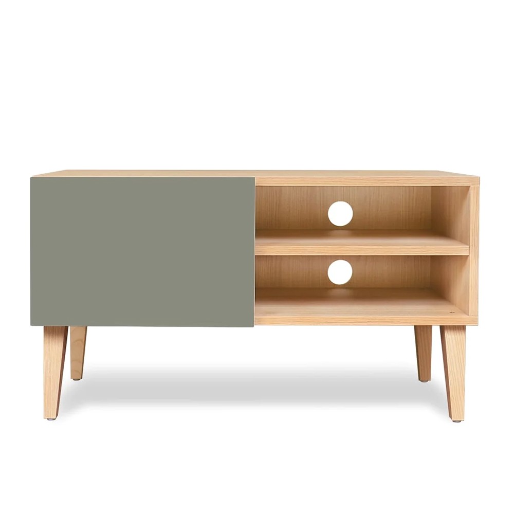 Petit meuble TV MIKE - Kaki poudré