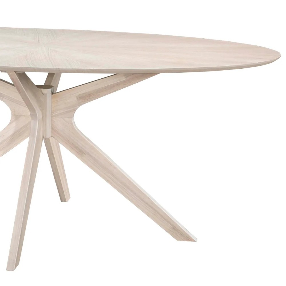 Table repas Xylo ovale 180 cm placage chêne|