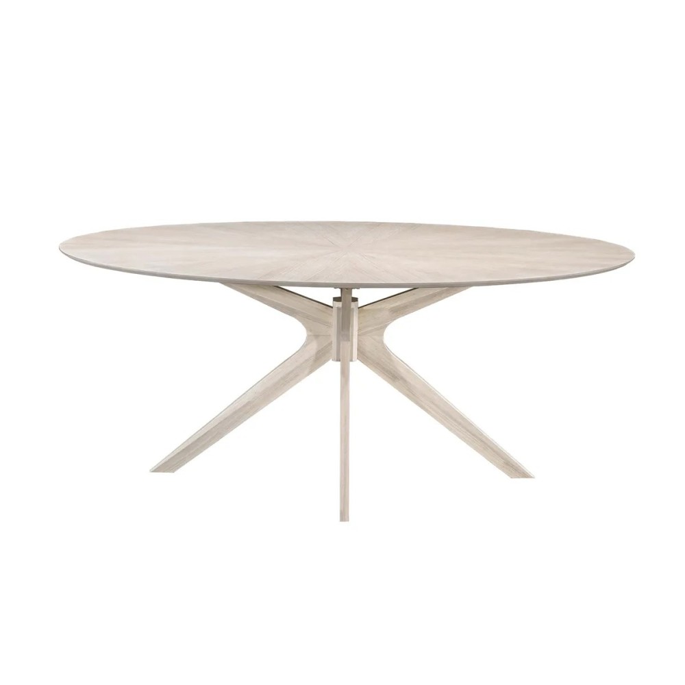 Table repas Xylo ovale 180 cm placage chêne|