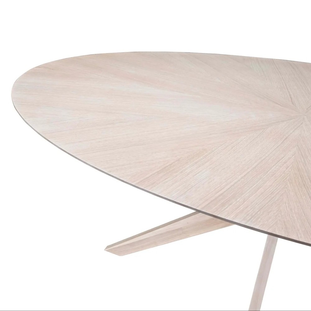 Table repas Xylo ovale 180 cm placage chêne|